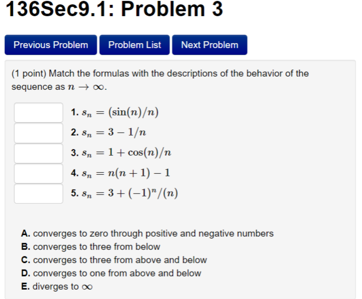 Solved 136Sec9.1: Problem 3 Previous Problem Problem List | Chegg.com