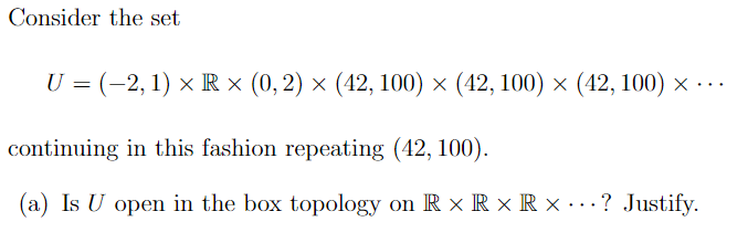 Solved Consider the set | Chegg.com