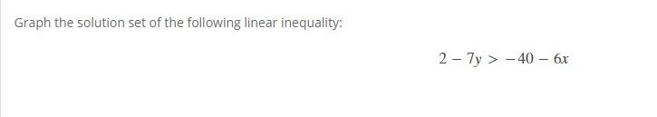 Solved Graph the solution set of the following linear | Chegg.com