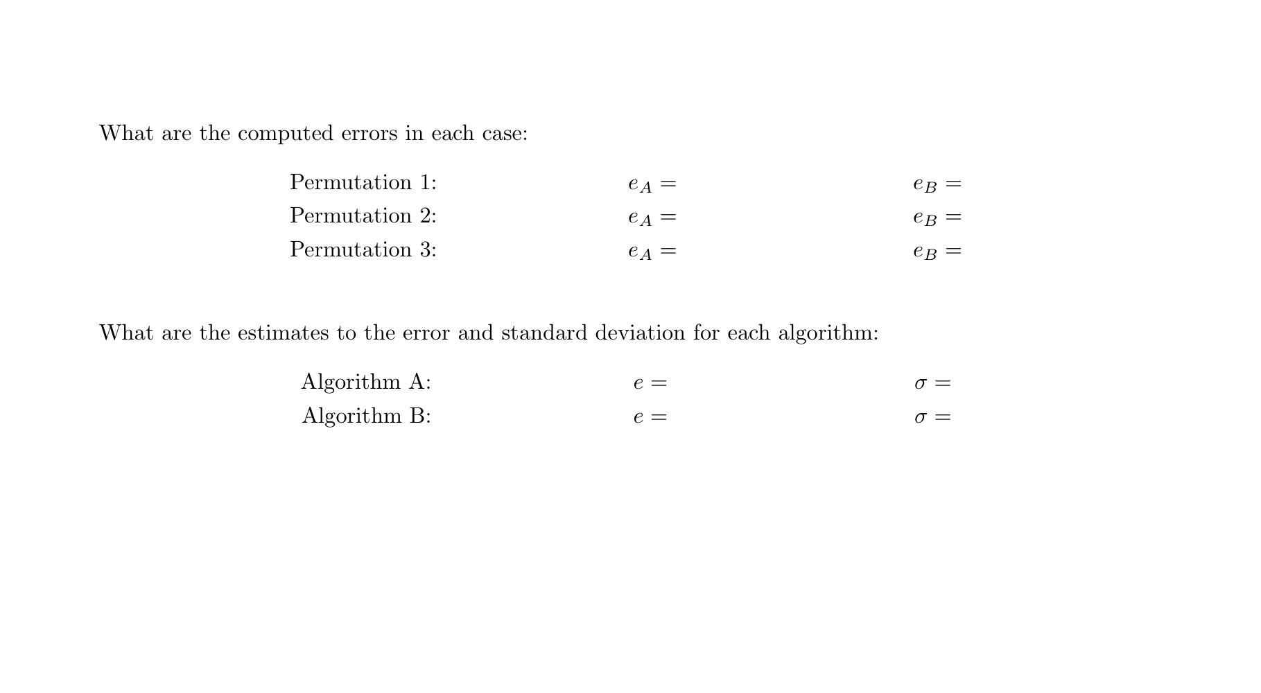 Solved Use 3 Fold Cross Validation To Estimate The Errors Of