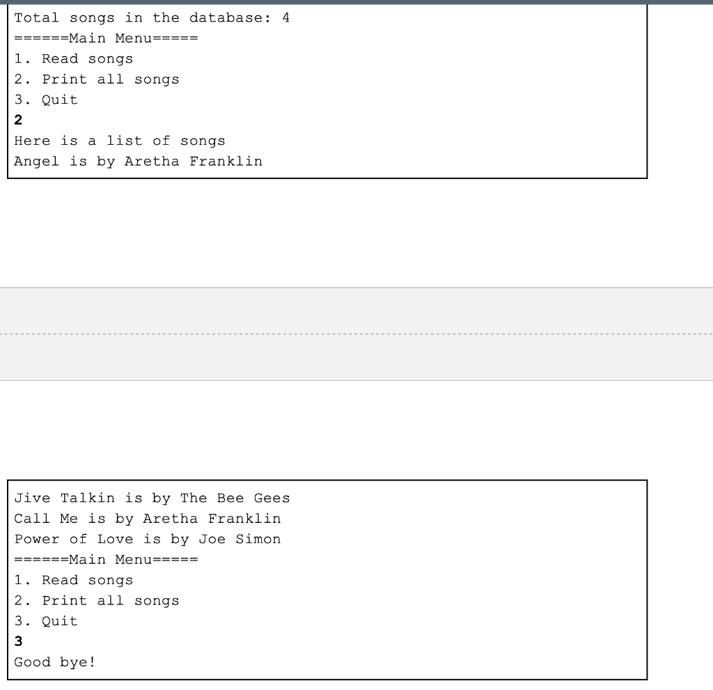 Solved Problem 3 (8 points): Song Class Create a Song class, | Chegg.com