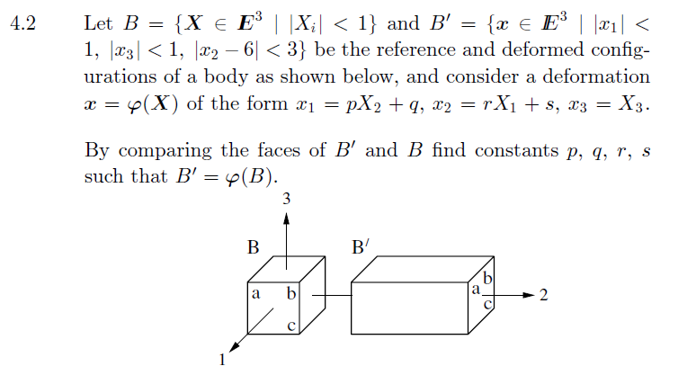 Solved Let B={X∈E3∣∣Xi∣