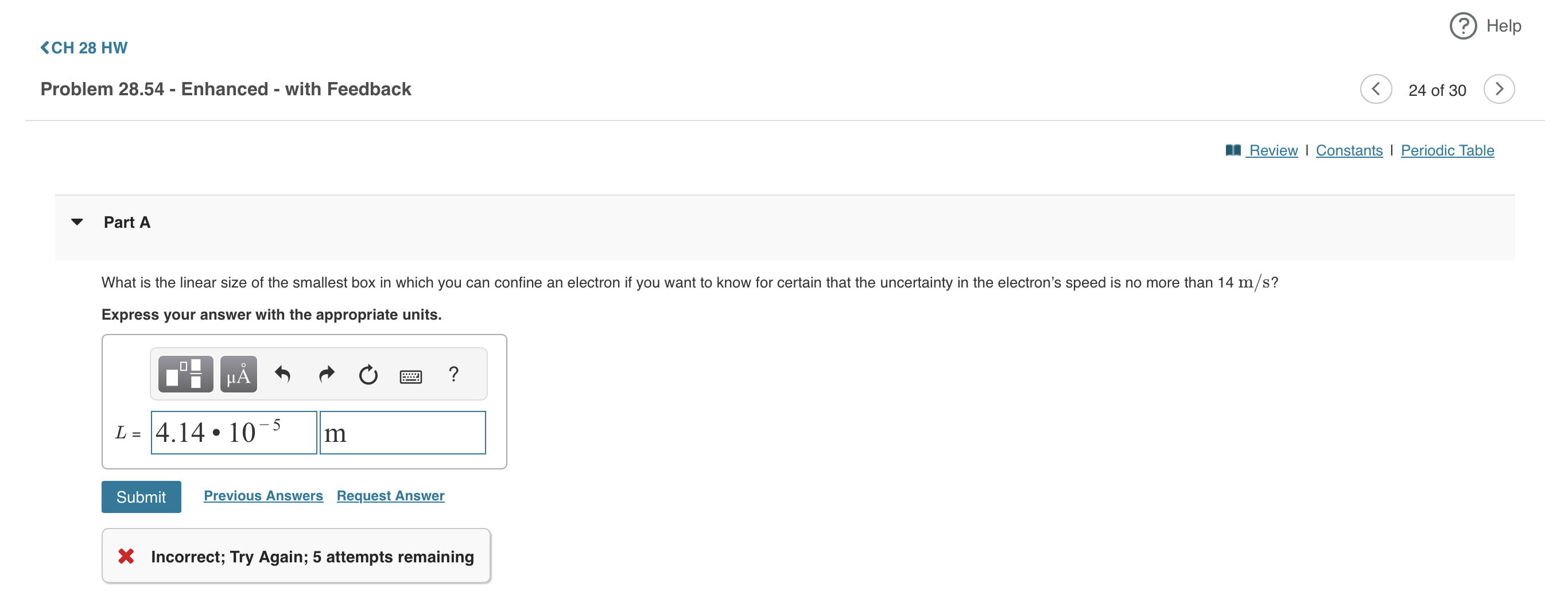 Solved Problem 28.54 - Enhanced - with Feedback Part A What | Chegg.com