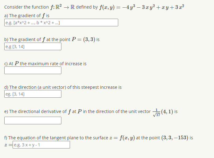 Solved Consider the function f: R2 + R defined by f(x, y) = | Chegg.com