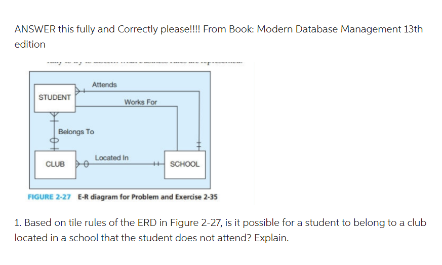 Solved ANSWER this fully and Correctly please!!!! From Book: | Chegg.com