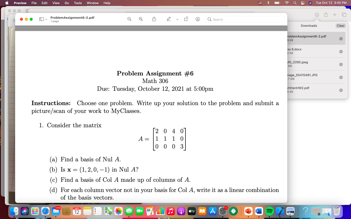 Solved Preview File Edit View Go Tools Window Help Tue Oct | Chegg.com