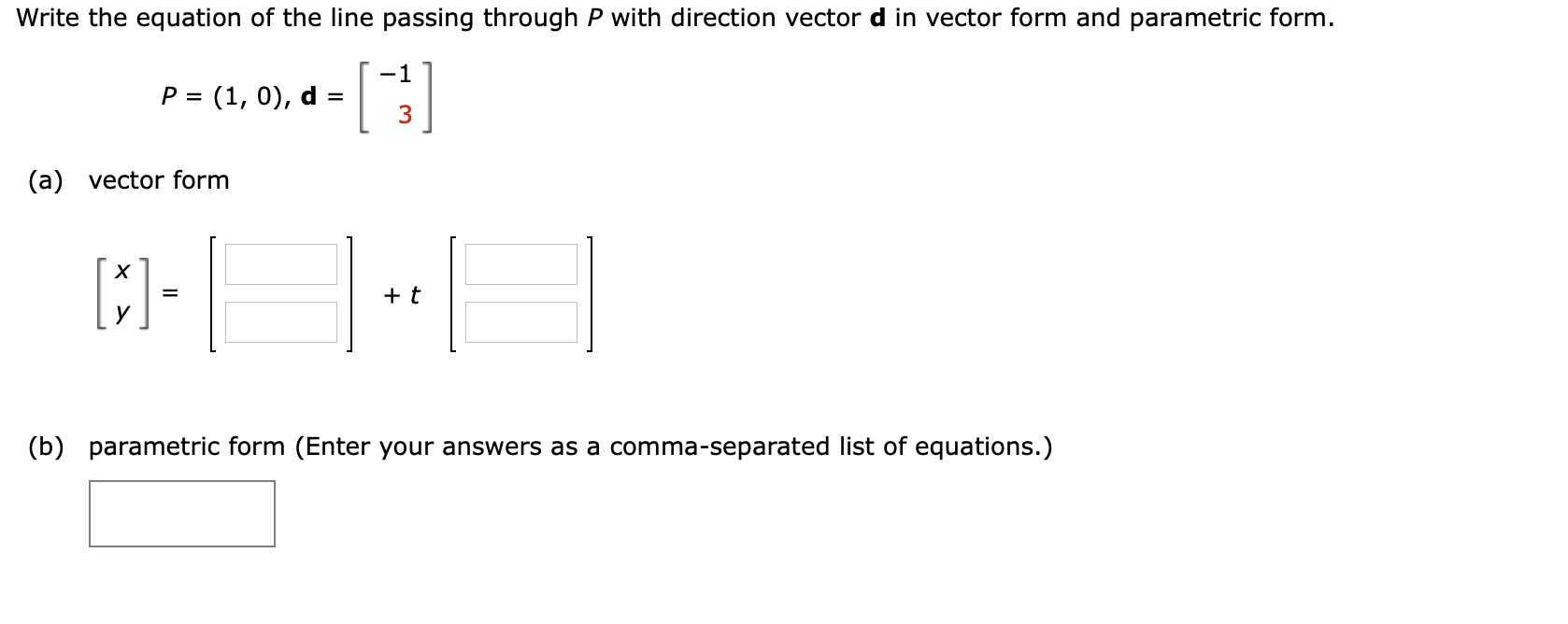 Solved Write The Equation Of The Line Passing Through P With