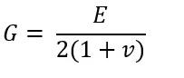 Solved deduce the relationship E and G from: G= E / 2(1+v) | Chegg.com