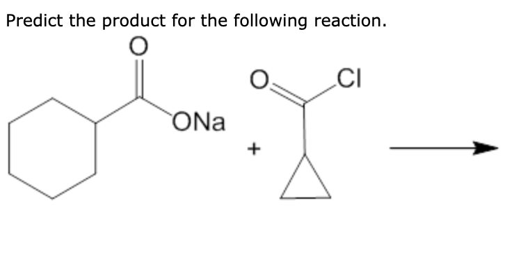Solved Predict the product for the following reaction. OCI | Chegg.com