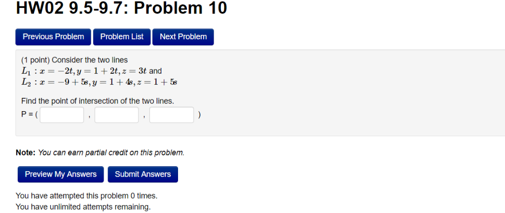 Solved Hw02 9 5 9 7 Problem 10 Previous Problem Problem