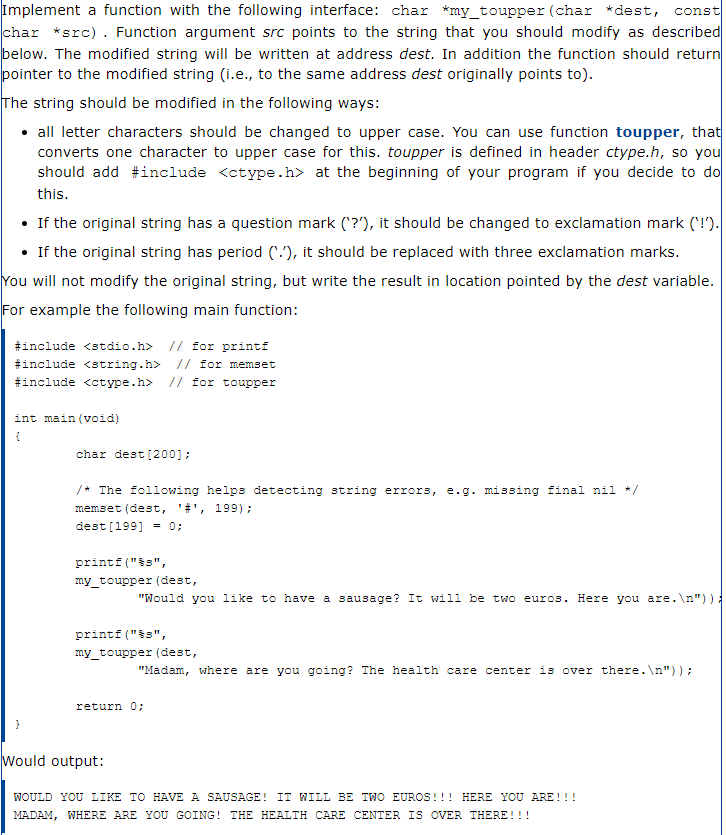 Solved const Implement a function with the following | Chegg.com