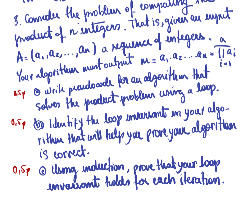 Solved a ( il M 3. Consider the problem of comparing product | Chegg.com
