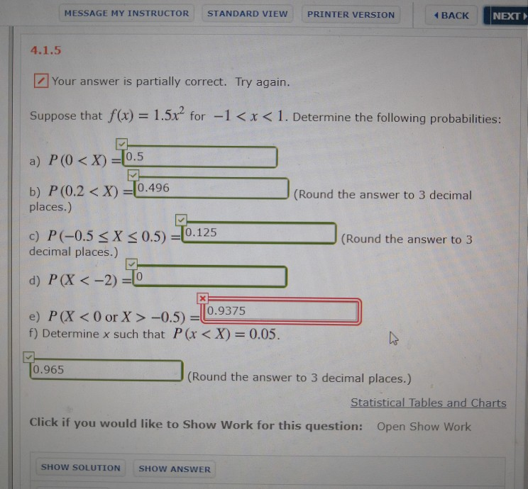 Solved MESSAGE MY INSTRUCTOR STANDARD VIEW PRINTER VERSION | Chegg.com