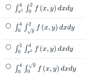 Solved Plot the region of integration and change the order | Chegg.com