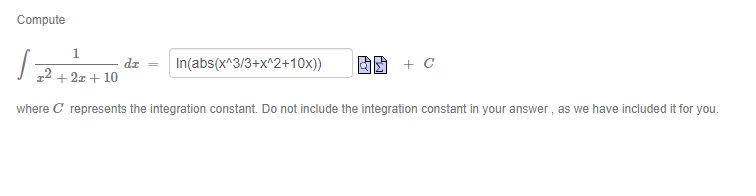 Solved Compute where C represents the integration constant. | Chegg.com