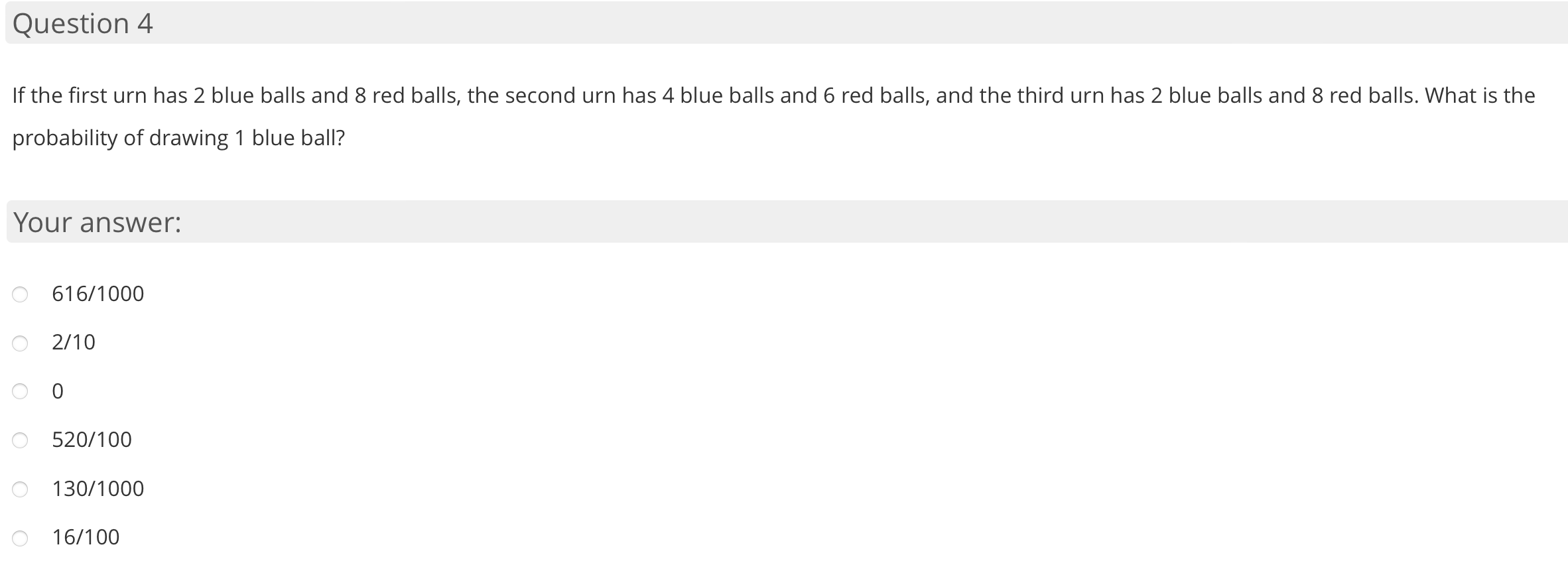 Solved There are 3 urns each containing 10 balls whose | Chegg.com