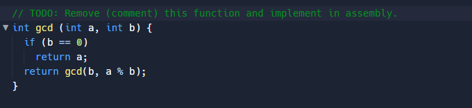 Solved // TODO: Remove (comment) this function and implement | Chegg.com
