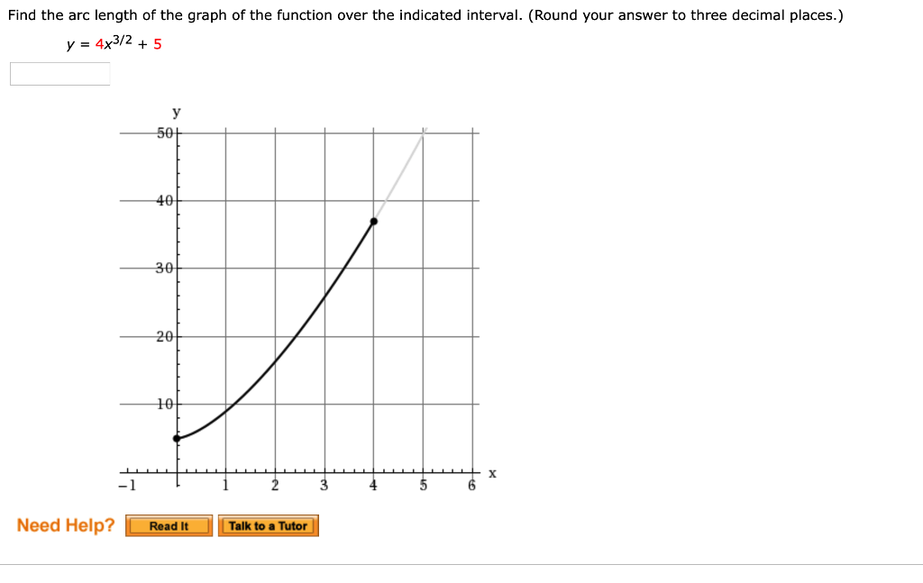 Solved Find the arc length of the graph of the function over | Chegg.com Solved Find the arc length of the graph of the function over | Chegg.com
