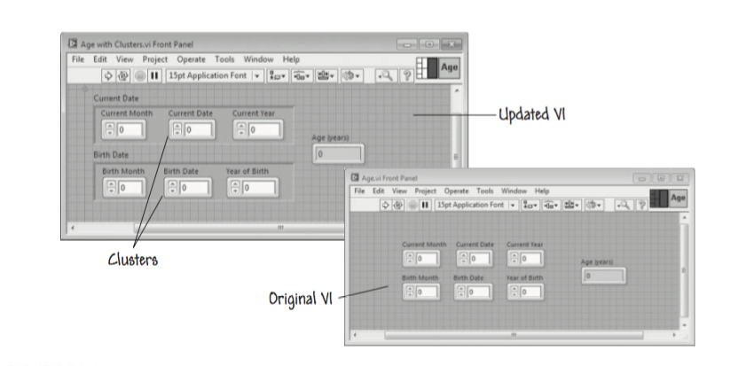 Solved LABVIEW PLEASE Age.vi currently has 6 inputs: | Chegg.com