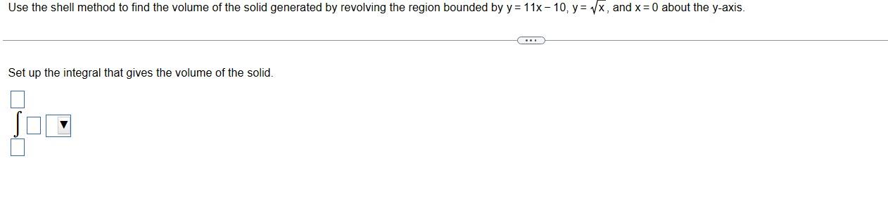 Solved Use the washer method to set up the integral that | Chegg.com