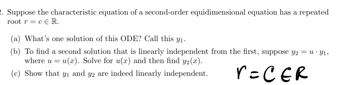 Solved Suppose the characteristic equation of a second-order | Chegg.com