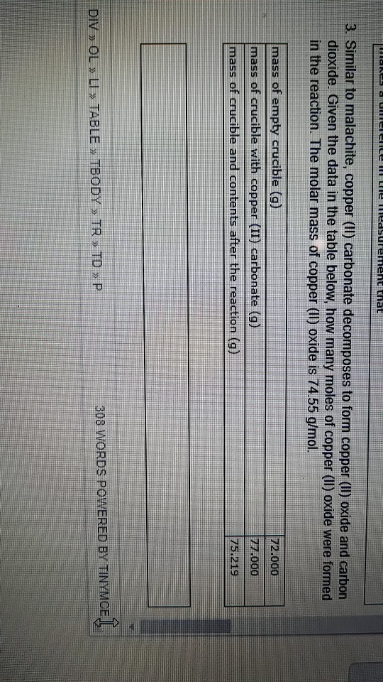 Solved calculate the percent error in the experiment using | Chegg.com