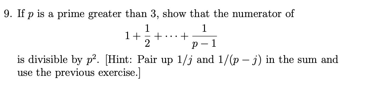 Solved If p is a prime greater than 3 , show that the | Chegg.com