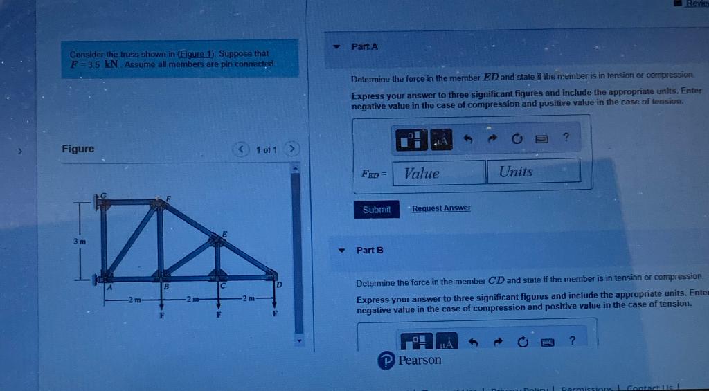 Solved Consider the truss shown in (Figure 1) Suppose that | Chegg.com