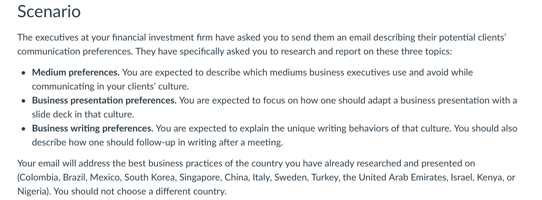 Write a professional email in which you address the | Chegg.com