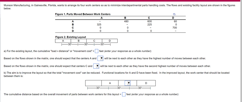 Solved a) For the existing layout, the cumulative "load x | Chegg.com