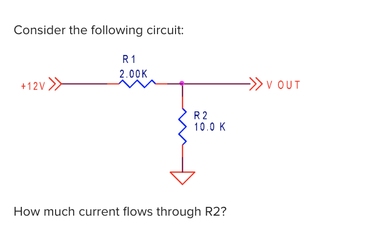 Solved Consider the following circuit: How much current | Chegg.com