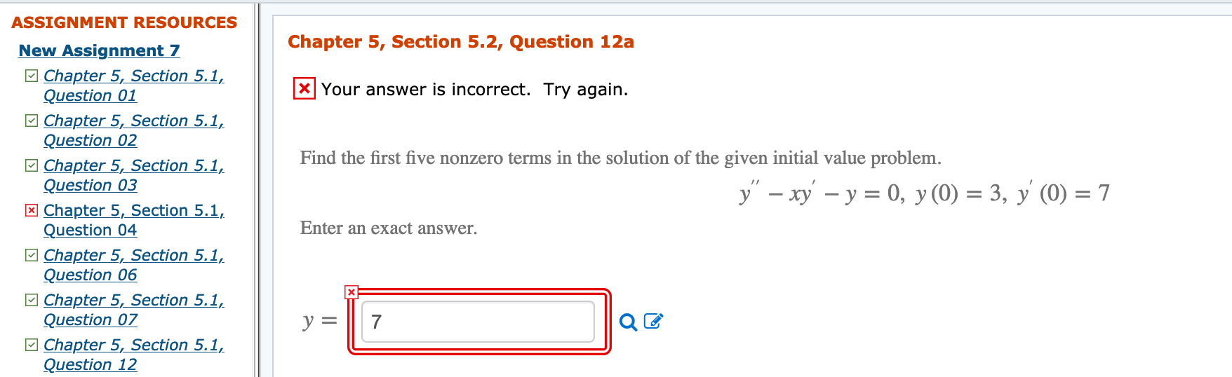 Solved Chapter 5 Section 5 2 Question 12a Your Answer Is