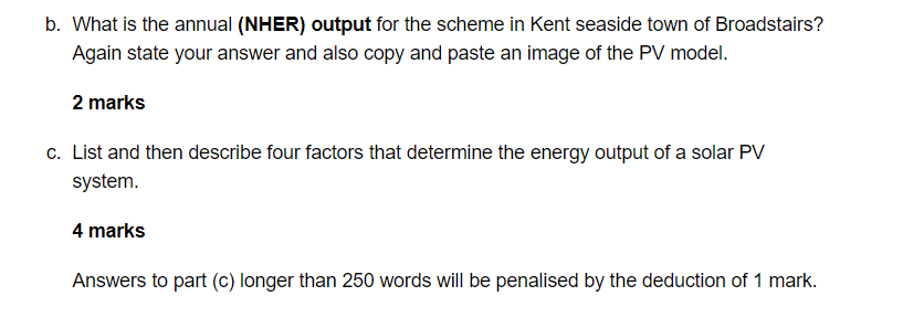 Use the PV SAP spreadsheet to compare the output of a | Chegg.com