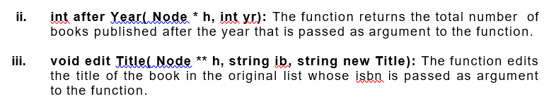Solved Write in C++ using the following ADT. Make these | Chegg.com