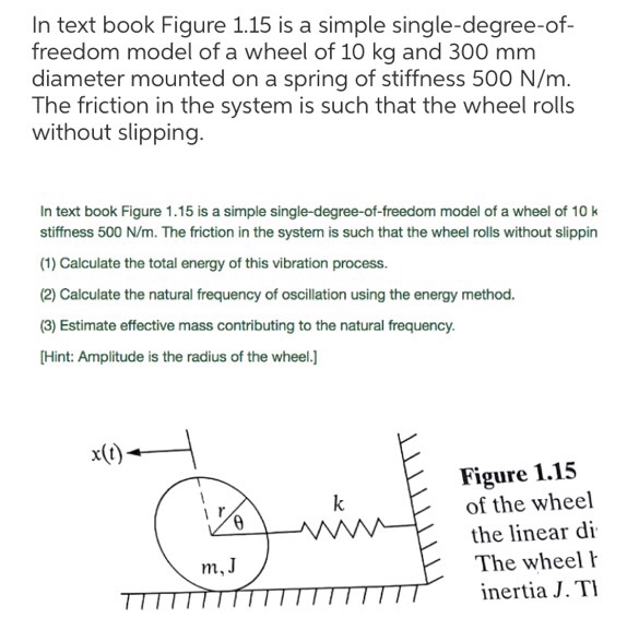 Solved In text book Figure 1.15 is a simple | Chegg.com