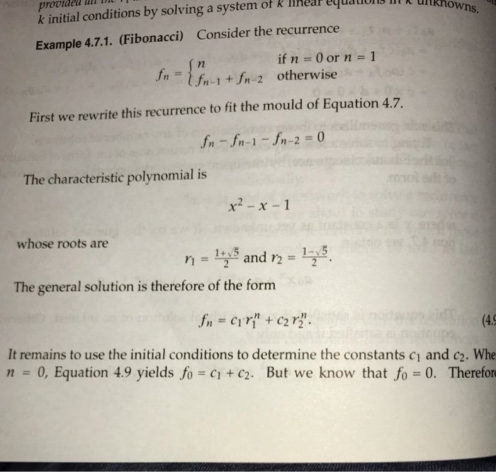 Solved How do you solve c1 + C2 = 0 And r1c1 + | Chegg.com