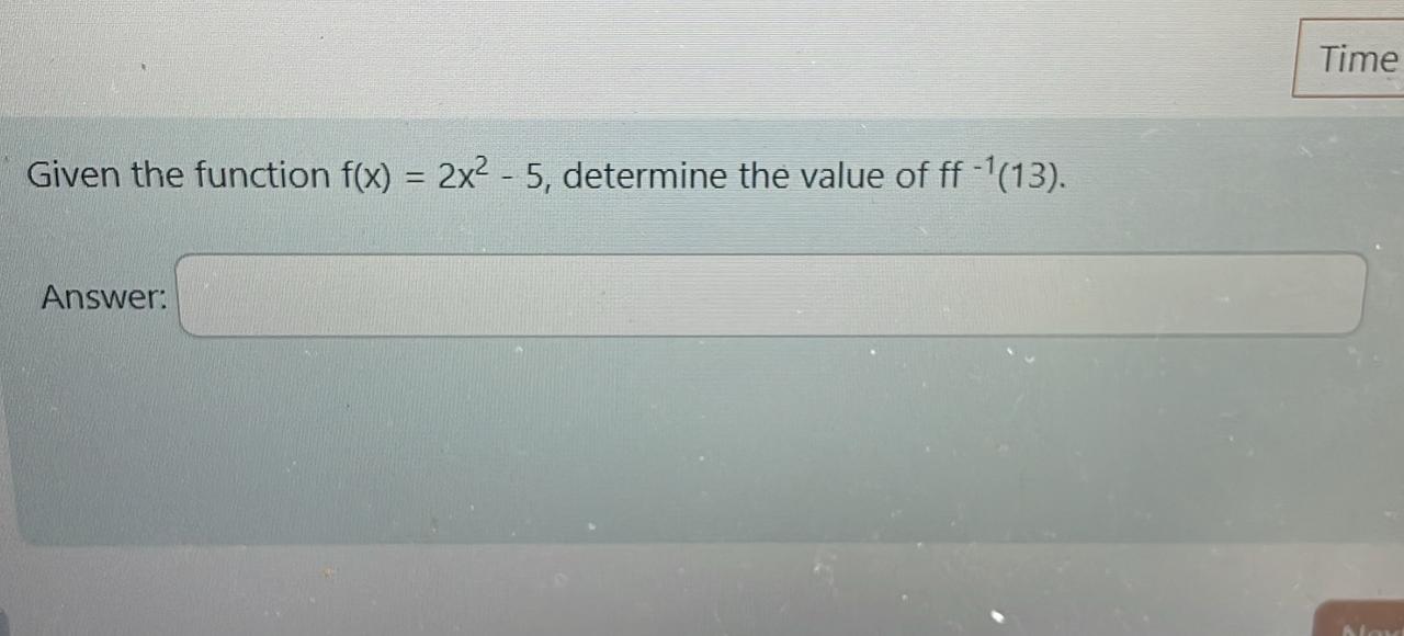 Solved Given the function f(x)=2x2-5, ﻿determine the value | Chegg.com