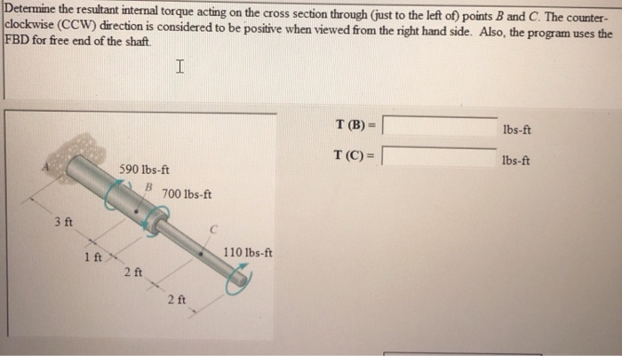 Solved Determine the resultant internal torque acting on the | Chegg.com