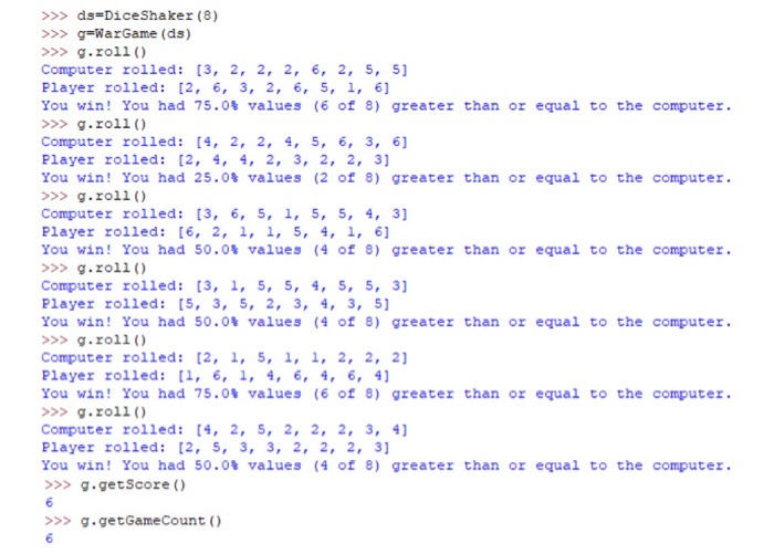 Solved python2.7 class | Chegg.com