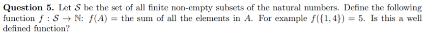 Solved Please include the definitions and theorems used and | Chegg.com