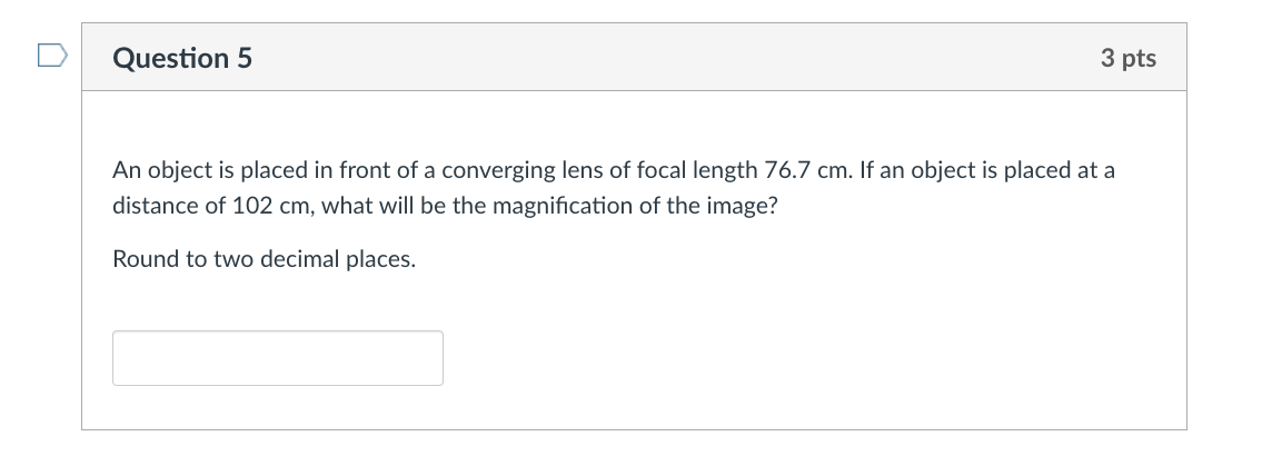 [Solved]: An object is placed in front of a converging len