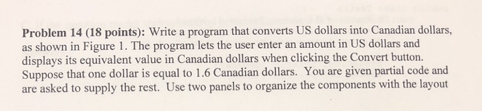 Solved Problem 14 (18 points): Write a program that converts | Chegg.com