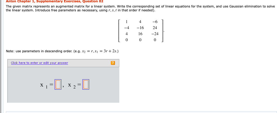 Solved Anton Chapter 1, Supplementary Exercises, Question 02 | Chegg.com