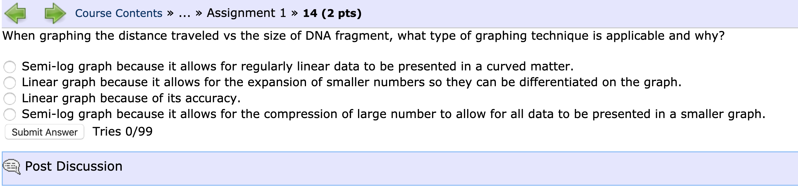 Solved Course Contents » ... » Assignment 1 » 14 (2 pts) | Chegg.com