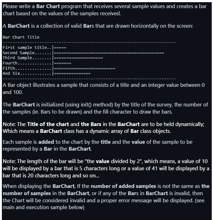 Solved **C++ Problem** The program should have 5 files, | Chegg.com
