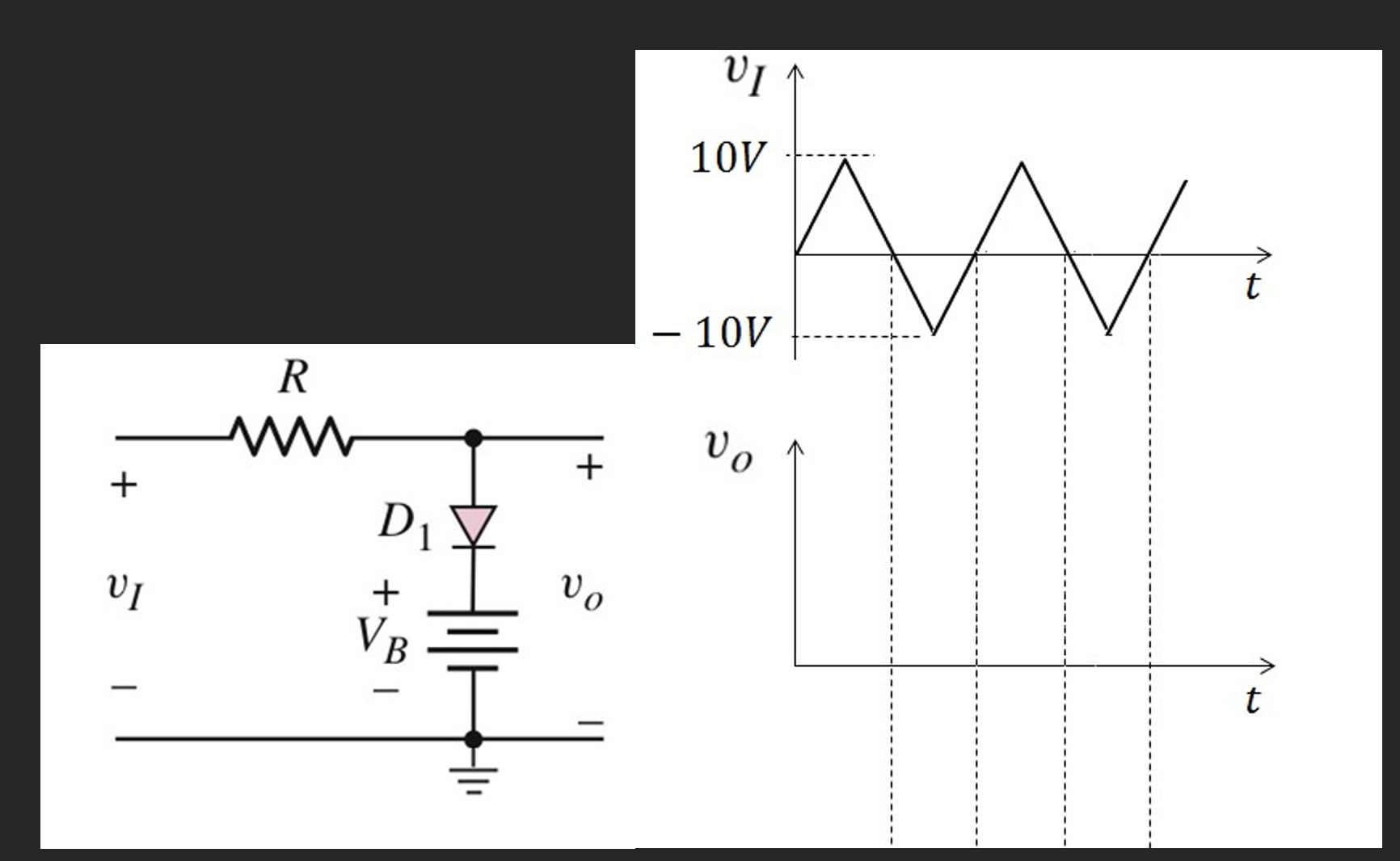 Solved Q17 ﻿A diode clipper circuit as shown in Fig. below. | Chegg.com