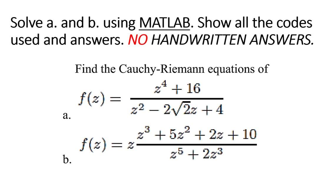 Solved Pleas Post The Correct Matlab Codes And The 8593