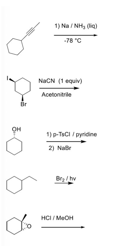 Solved Provide the missing info (reagents/reactant product). | Chegg.com