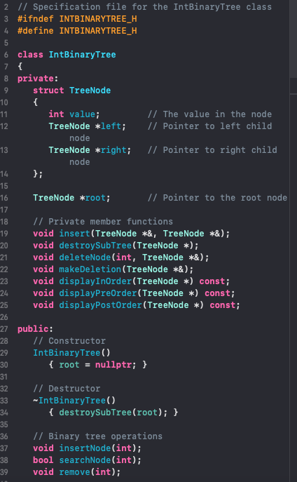 Solved Lab_3: // The startup code builds a binary tree | Chegg.com