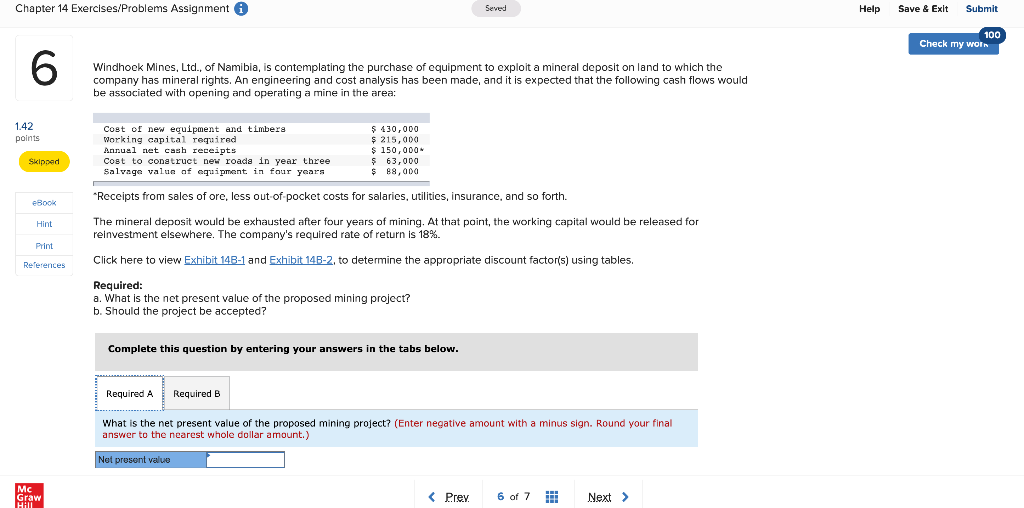 Solved Chapter 14 Exercises/Problems Assignment Seved Help | Chegg.com